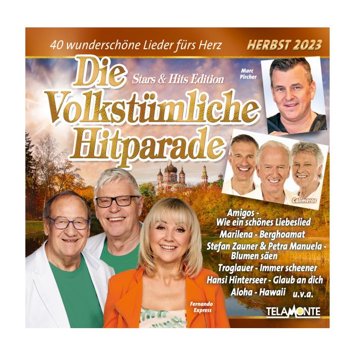 Die Volkstumliche Hitparade Herbst 2023 - 2CD | CD-Hal Ruinen