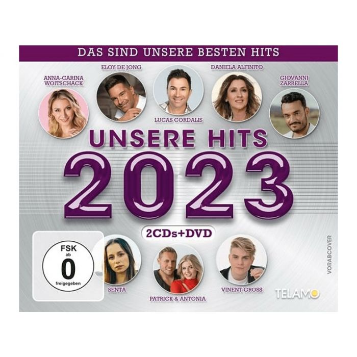 Unsere Hits 2023 - 2CD+DVD | CD-Hal Ruinen